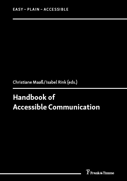 Handbook of Accessible Communication - Verlag "Frank & Timme"