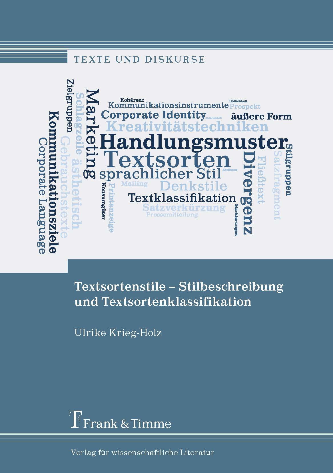 Textsortenstile – Stilbeschreibung und Textsortenklassifikation ...