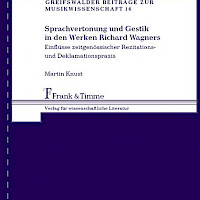 Sprachvertonung und Gestik in den Werken Richard Wagners - Verlag ...